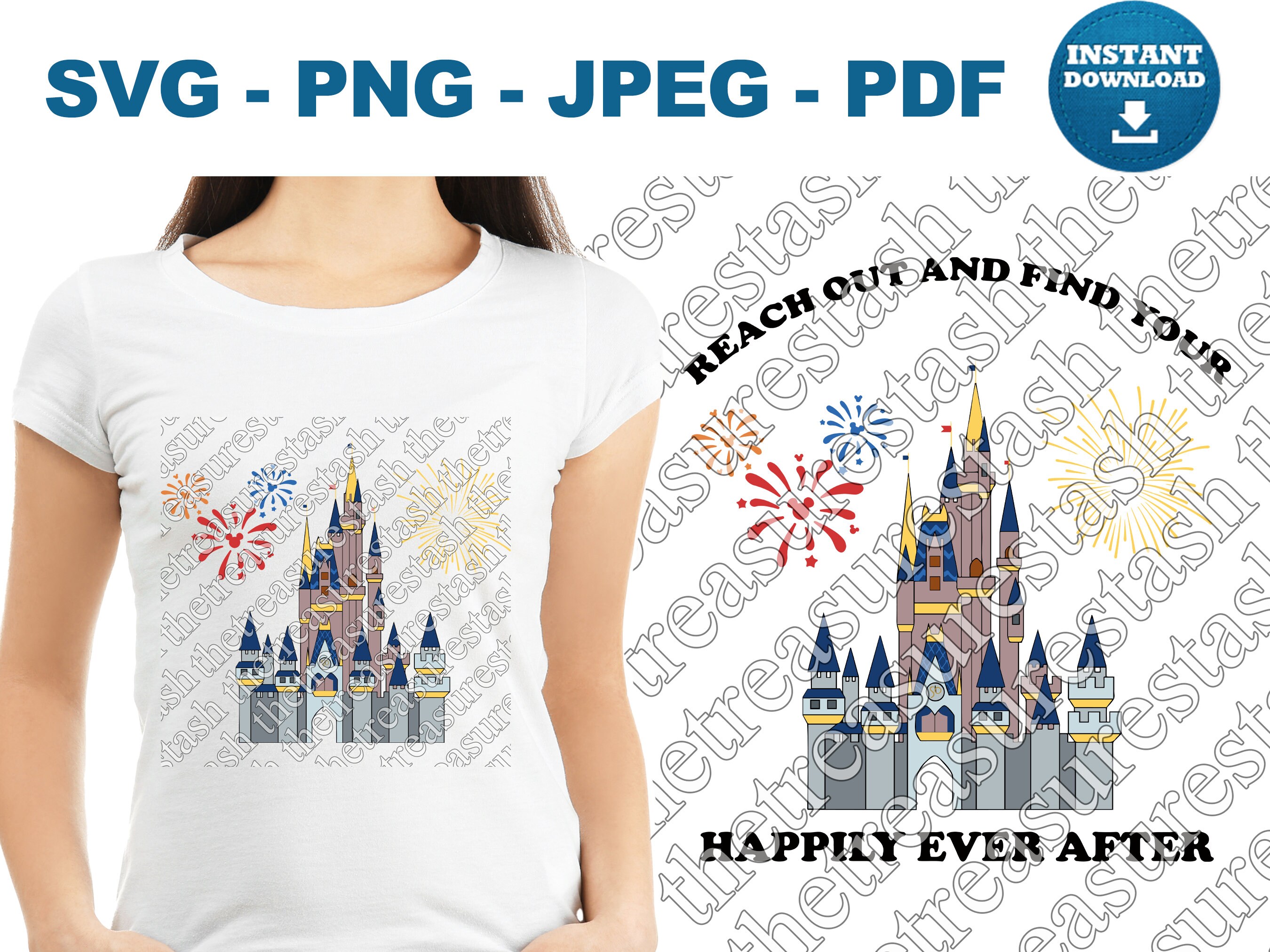 Reach Out and Find Your Happily Ever After Magic Castle Fireworks Show ...