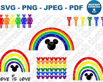 Mickey Lgbtq Svg - Etsy