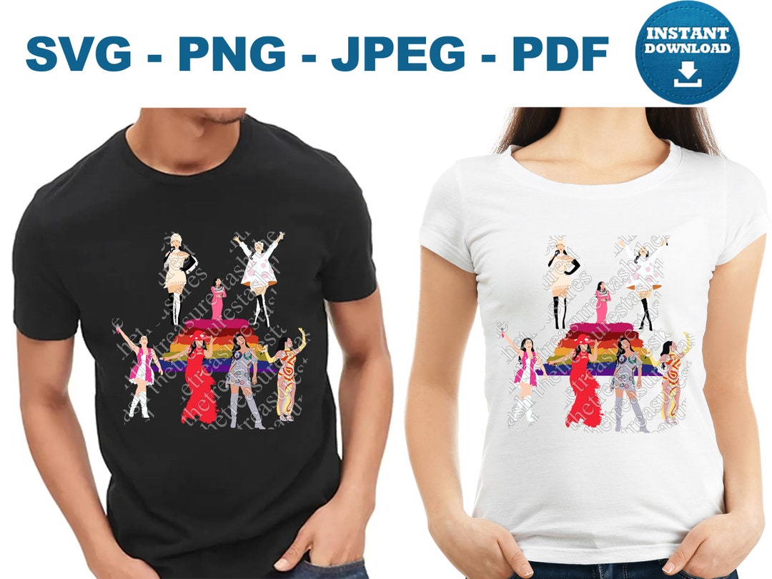 Illustrated Katy Perry Play SVG Katy Perry PNG Katy Perry JPEG Katy ...