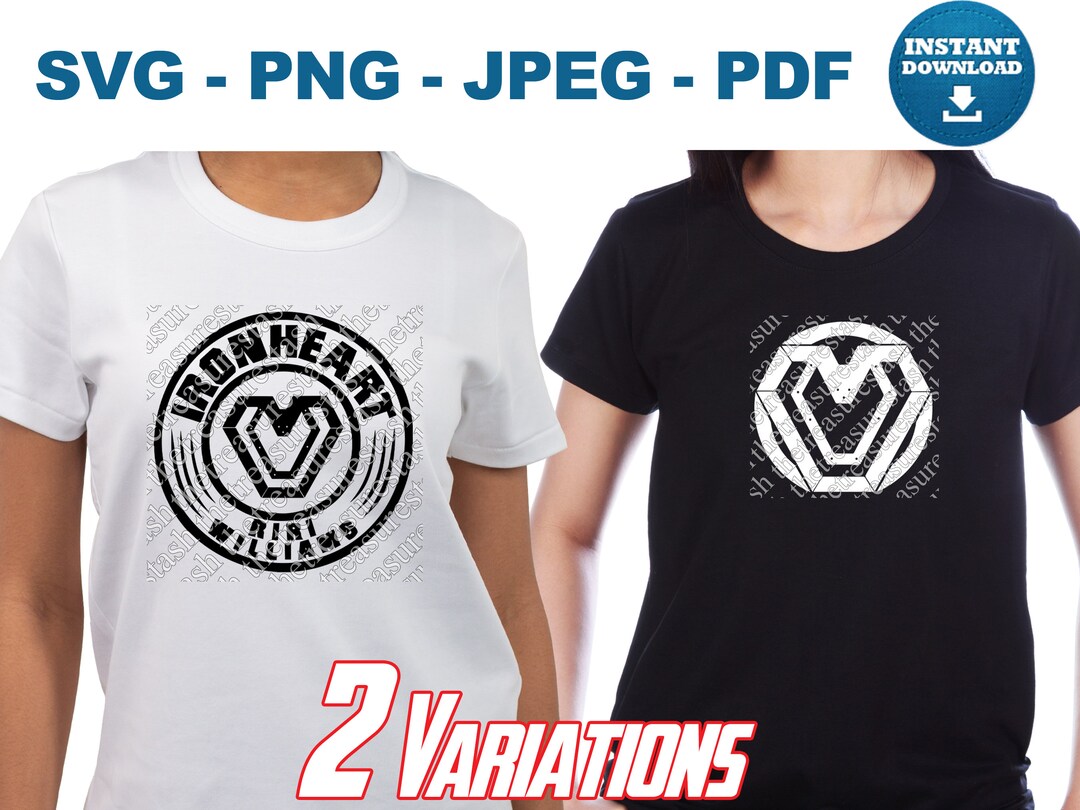 Iron Heart Riri Williams Wakanda Forever SVG PNG JPEG Pdf Black Panther ...