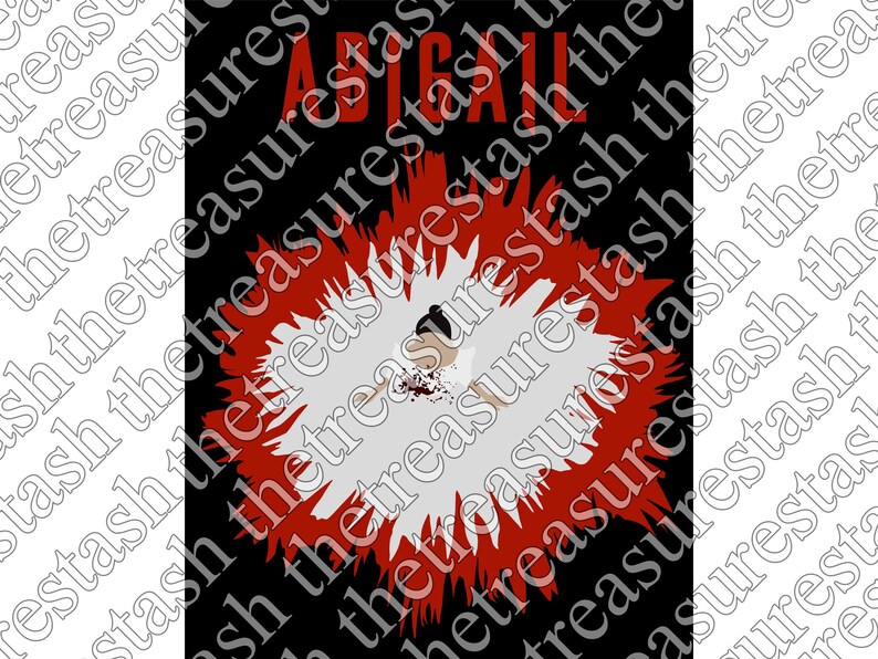 Abigail SVG Vampire PNG Horror JPEG Scary Pdf Abigail Cricut Abigail ...