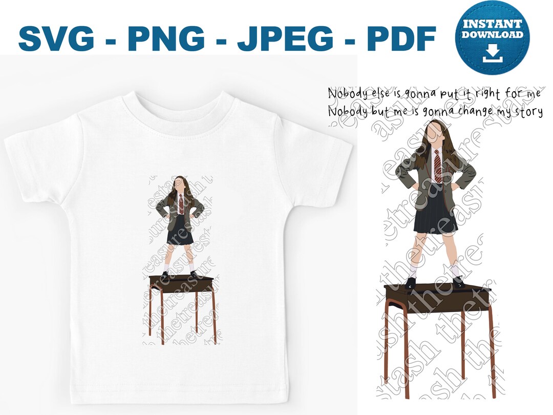 Instant Download Nobody but Me is Gonna Change My Story SVG PNG JPG Pdf ...