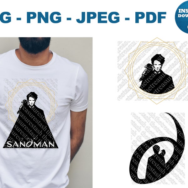 Sandman Comic Svg - Etsy