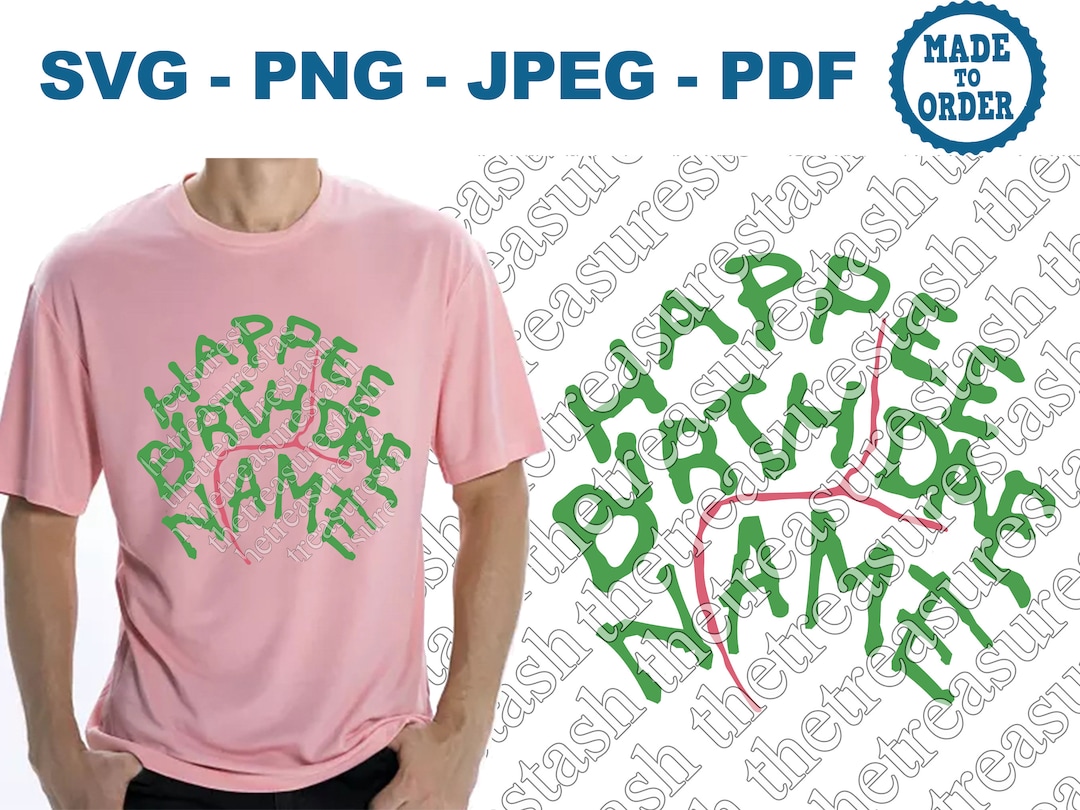 Custom Name Happee Birthdae SVG PNG JPG Pdf Customized Name Magic ...