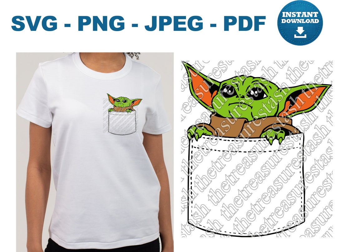Grogu Yoda SVG PNG Yoda Jpeg Yoda Pdf Grogu Svg Grogu Png Grogu Jpeg ...