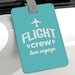 Crew Tag, Luggage Tags, Cabin Crew, Travel Accessory, Paris Gift ...