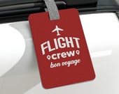 Crew Tag Luggage Tags Cabin Crew Travel Accessory Paris - Etsy