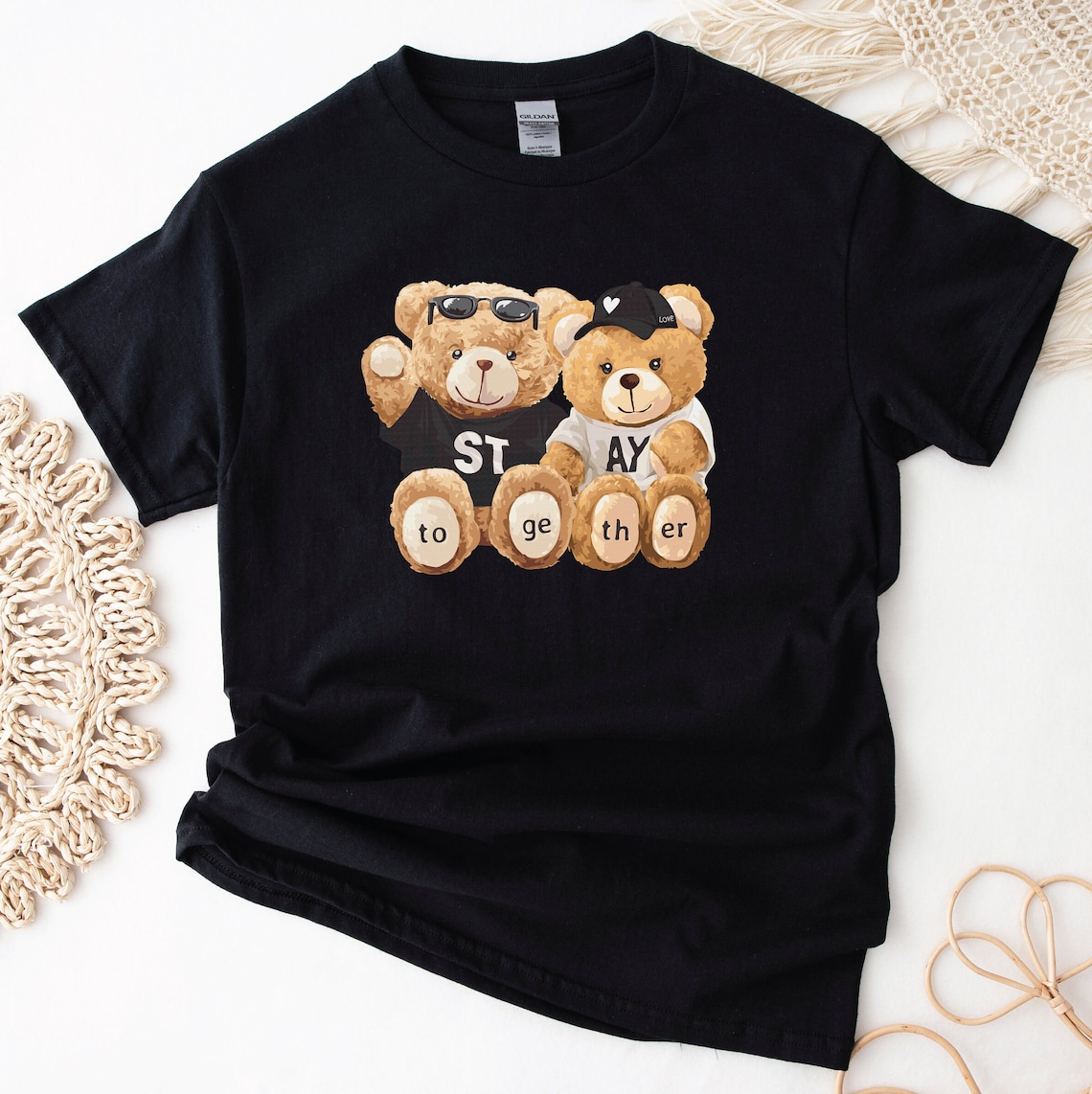 Teddy Bear Shirt Bear Tshirt Family Matching Tee Cute Bear - Etsy
