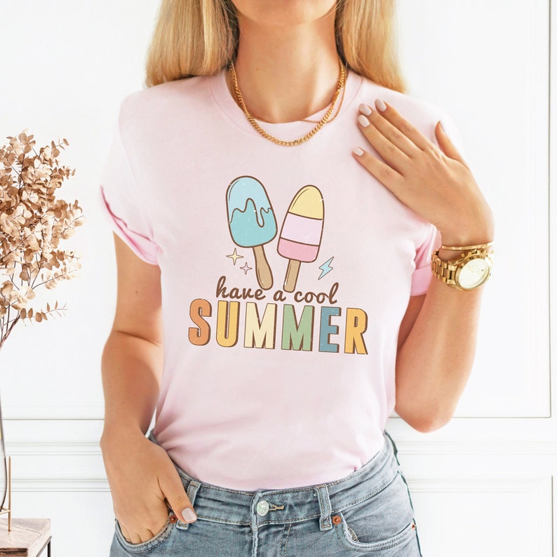 Ice Cream Shirt: Summer Graphic Tee - Retro Design - Etsy
