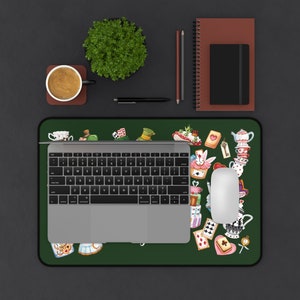 Alice in Wonderland Desk Mat, Personalized Mouse Pad, Cute Desk Mat ...