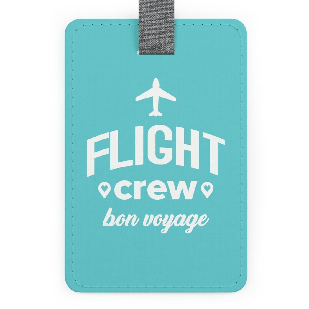 Crew Tag, Luggage Tags, Cabin Crew, Travel Accessory, Paris Gift ...