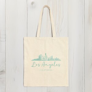 Los Angeles Tote Bag, California Tote, USA Tote Bag, LA Travel Gift ...