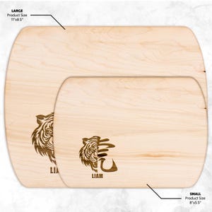 Personalized Tiger Cutting Board, Japanese Chopping Board, Japan Lovers ...
