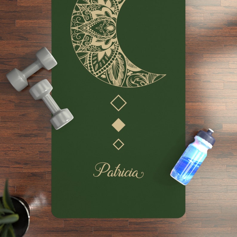 Customized Yoga Mat, Moon Gym Mat, Personalized Pirates Gift, Custom ...