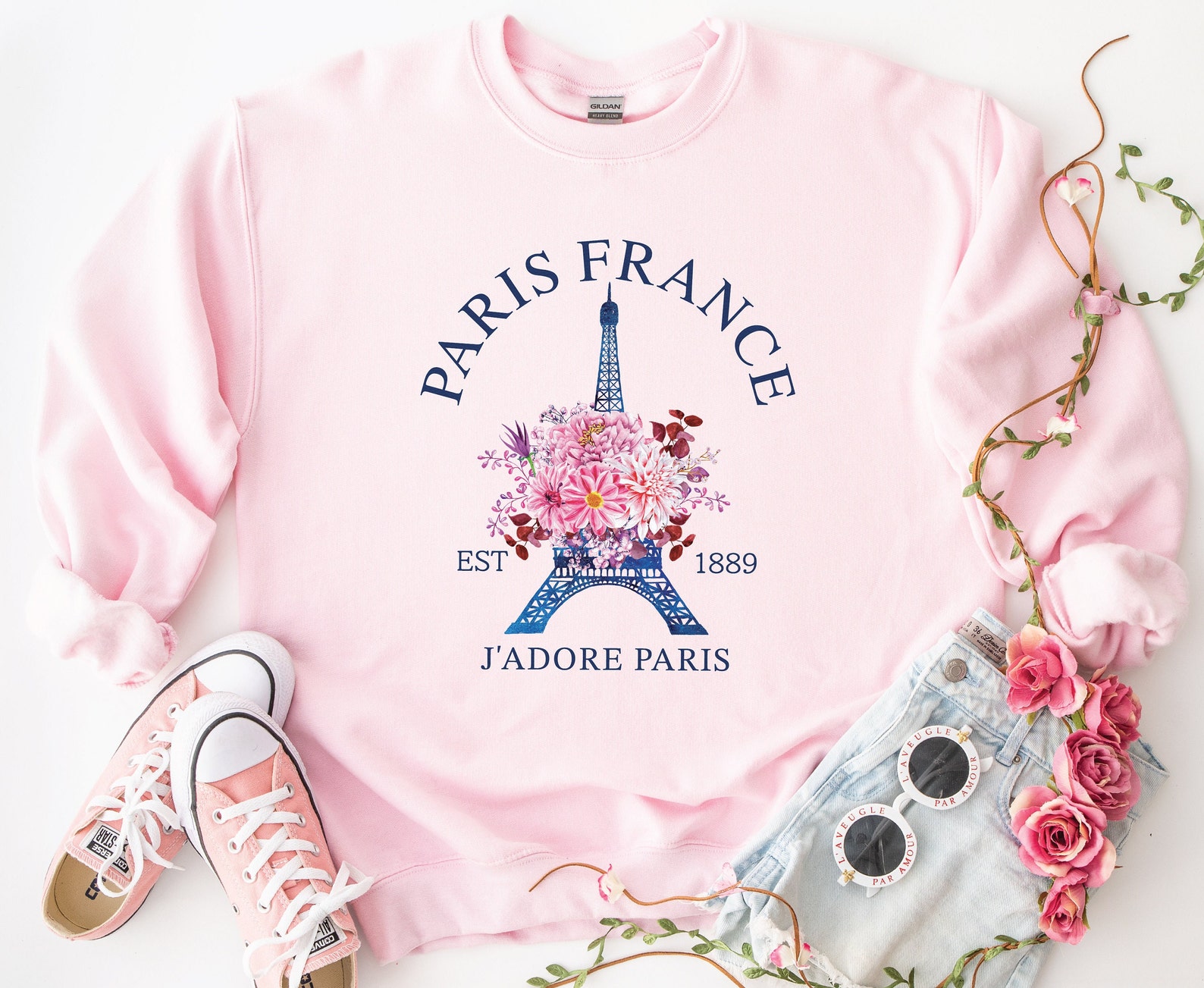 Paris Shirt France Sweatshirt Paris Travel Gift Europe Trip Paris Lover ...