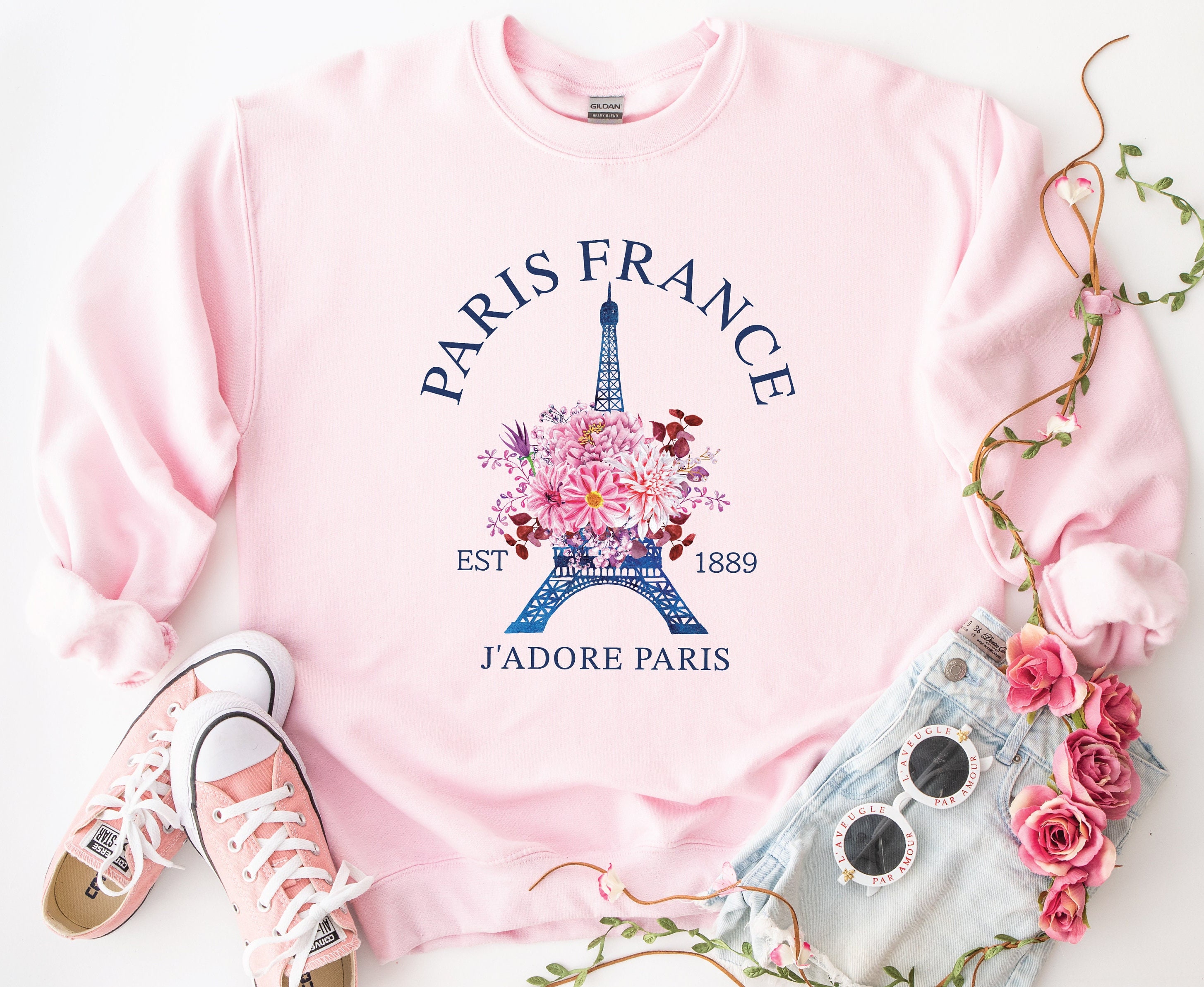 Paris Shirt France Sweatshirt Paris Travel Gift Europe Trip Paris Lover ...