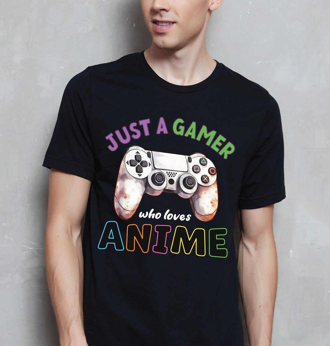 Gamer Shirt: Video Game Graphic Tee - Japanese Anime Lover Design - Etsy