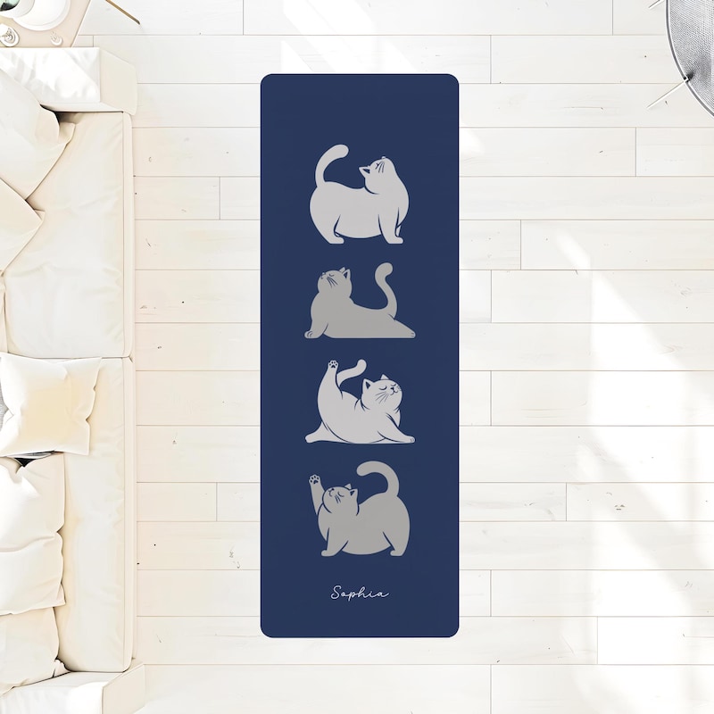 Cat Mat Name - Etsy