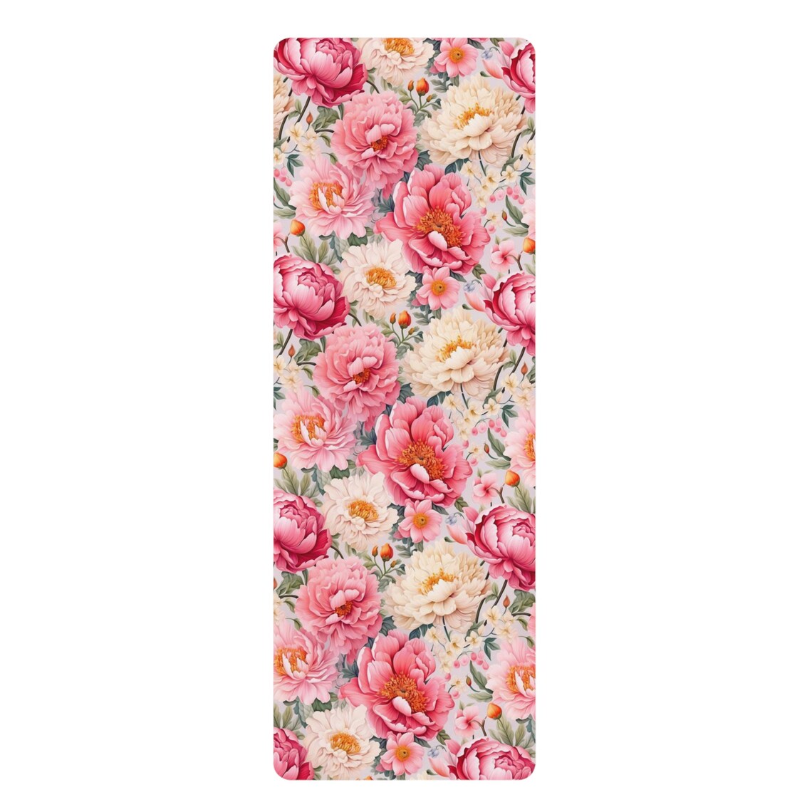 Flower Yoga Mat Cute Exercise Mat Gym Lover Gift Women - Etsy