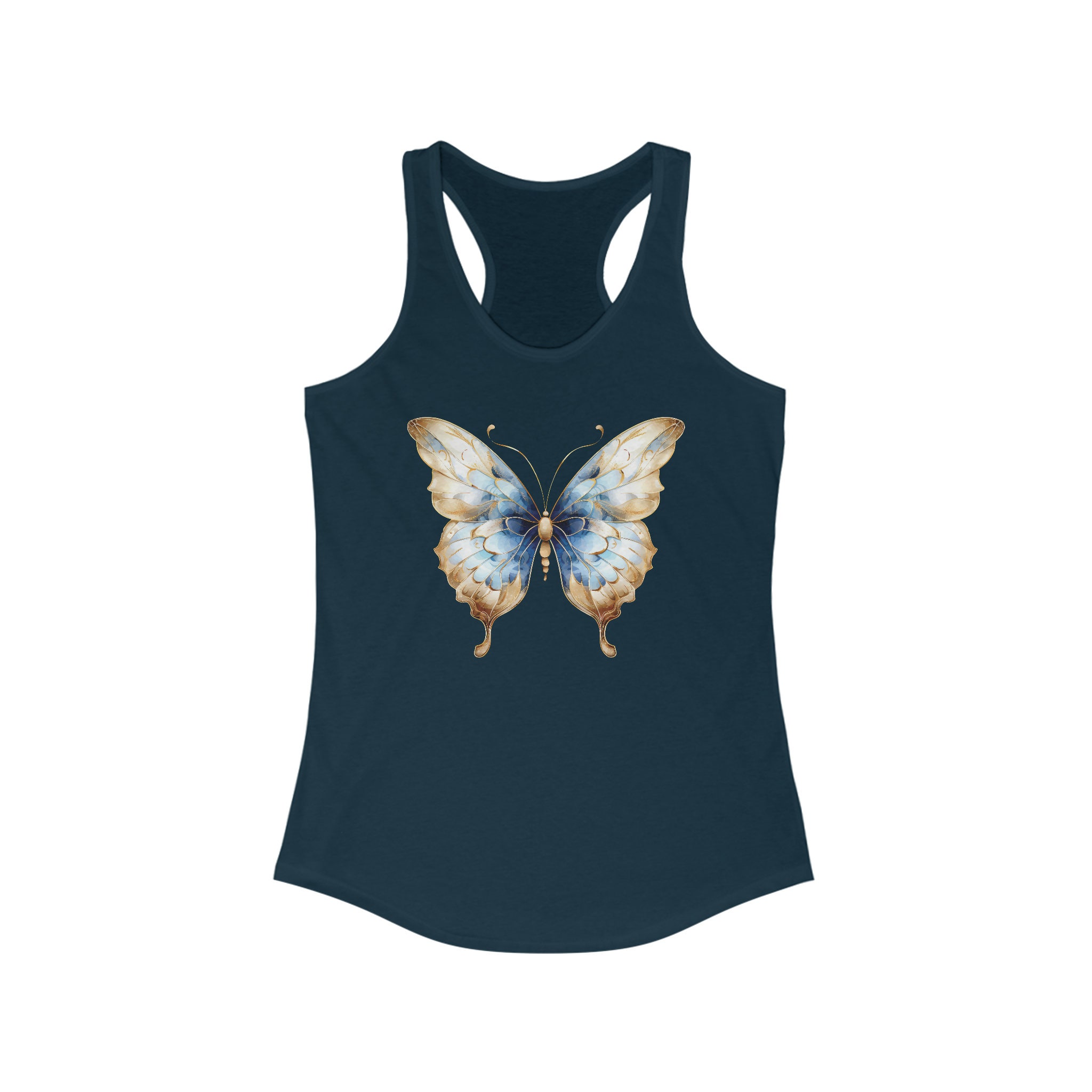 Butterfly Tank Top Women Cute Tanks Beautiful Racerback Tank Etsy