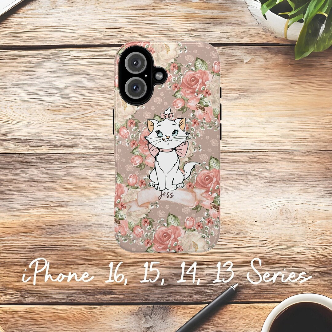 Marie Aristocats Iphone16 Case Custom iPhone 16 Pro Iphone15 Plus Case Name iPhone 14 Pro Max ...