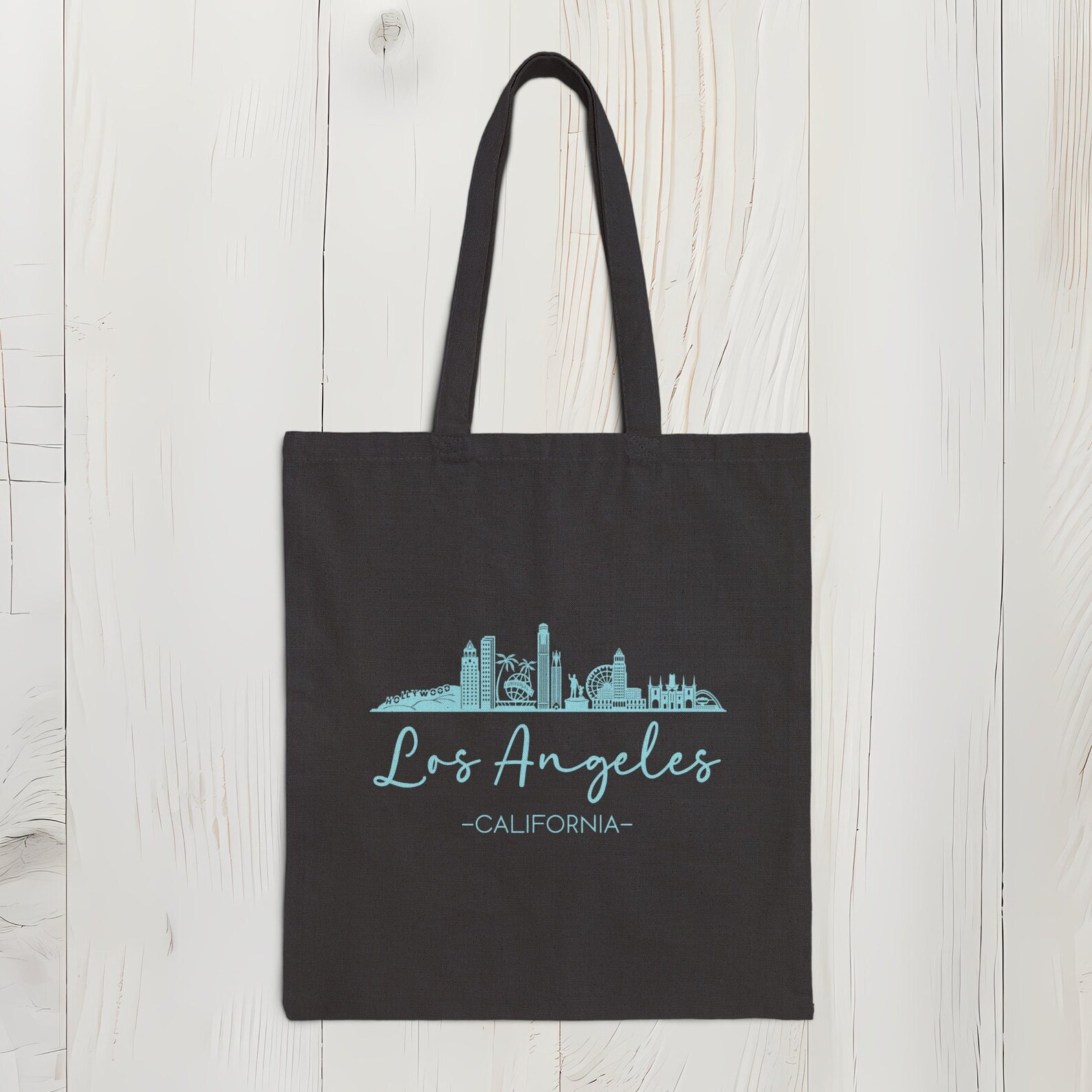 Los Angeles Tote Bag, California Tote, USA Tote Bag, LA Travel Gift ...