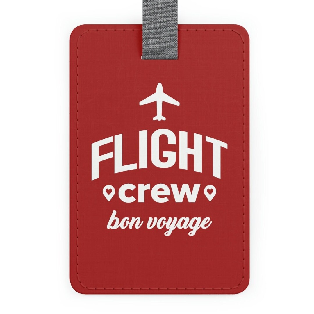 Crew Tag, Luggage Tags, Cabin Crew, Travel Accessory, Paris Gift ...