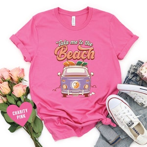 Beach Shirt, Take Me to the Beach Tshirt, Retro Style T-shirts, Summer ...