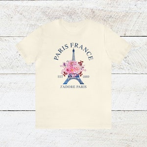 Plus Size Shirt, Paris Shirt France Tee, Eiffel Tower Shirt, Oversized ...