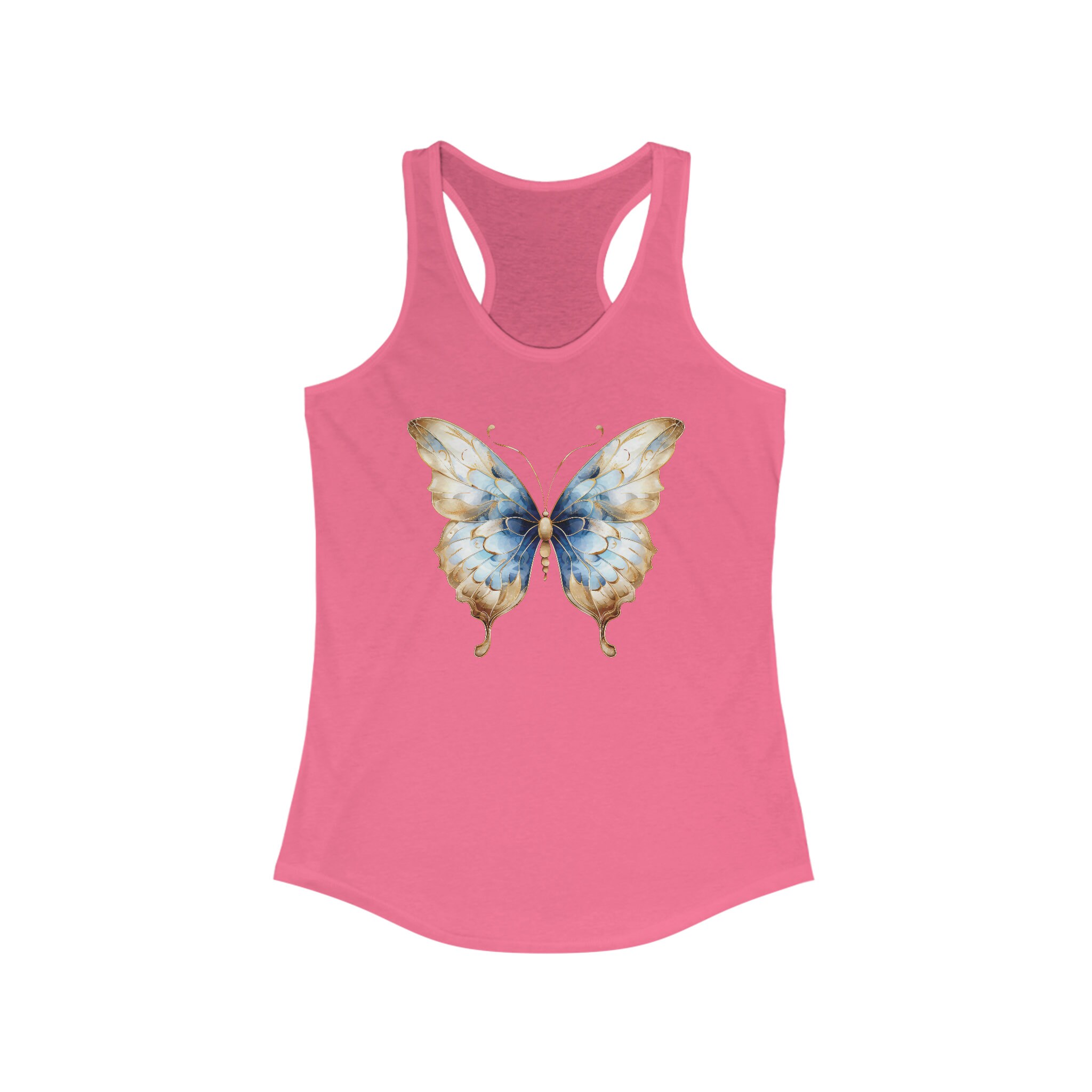Butterfly Tank Top Women Cute Tanks Beautiful Racerback Tank - Etsy