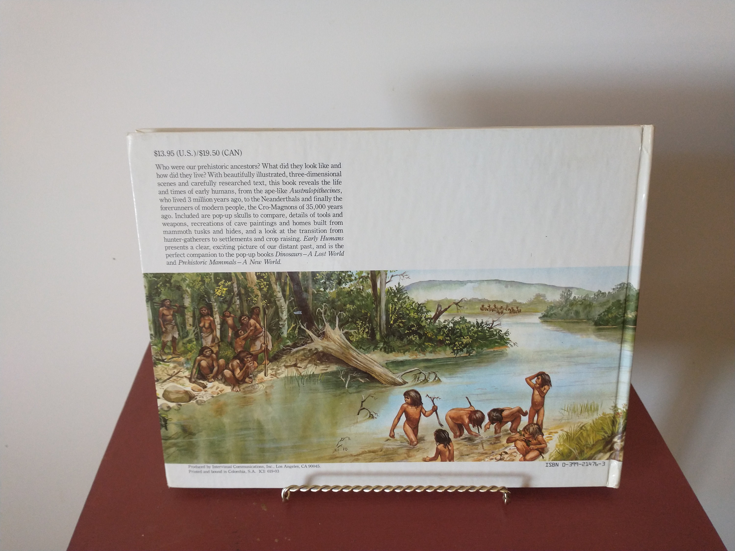 Early Humans: A Prehistoric World Pop-up Book 1988 Hardcover - Etsy