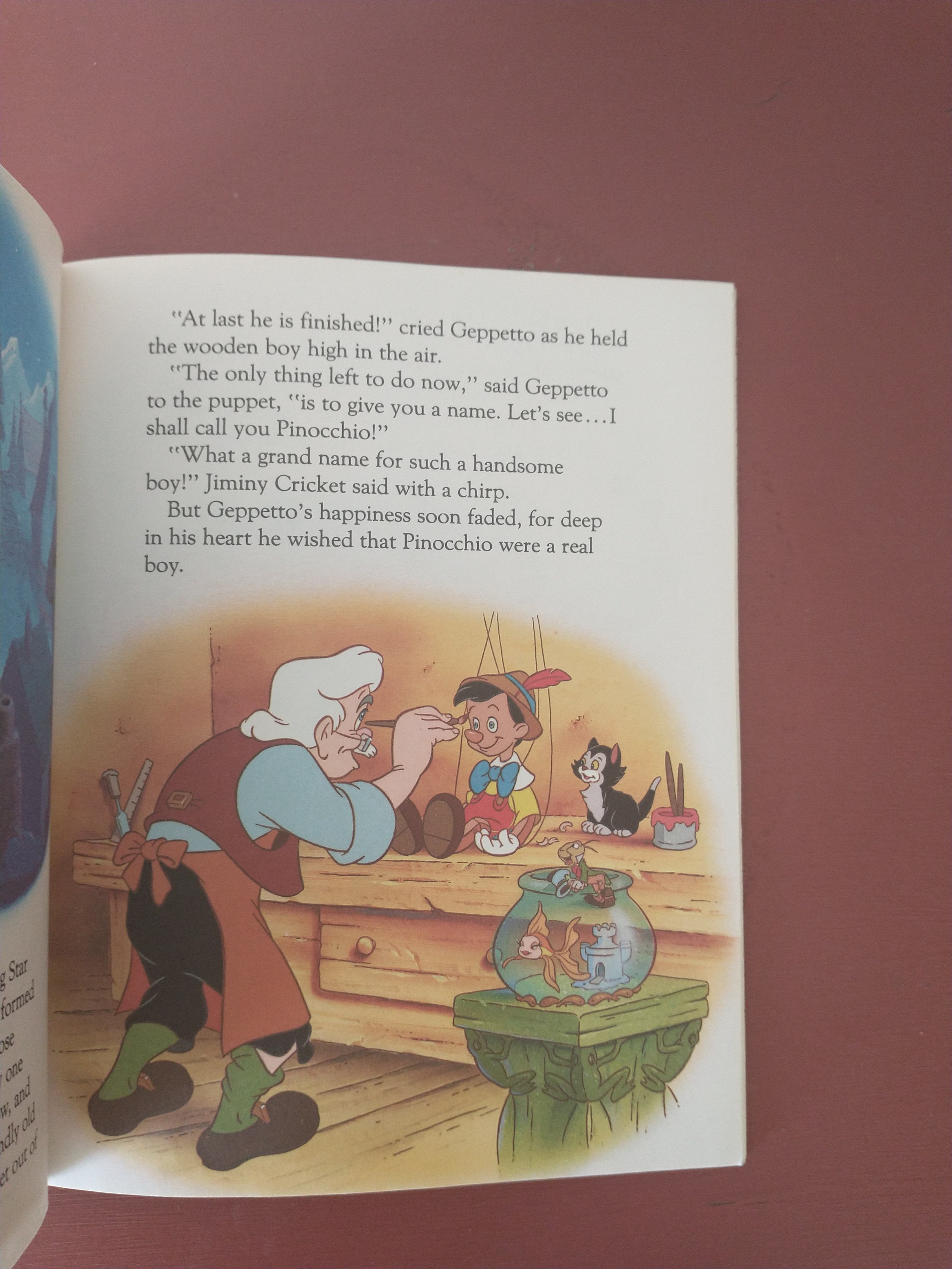 Walt Disney's Pinocchio (A Little Golden Book, 1996) - Etsy