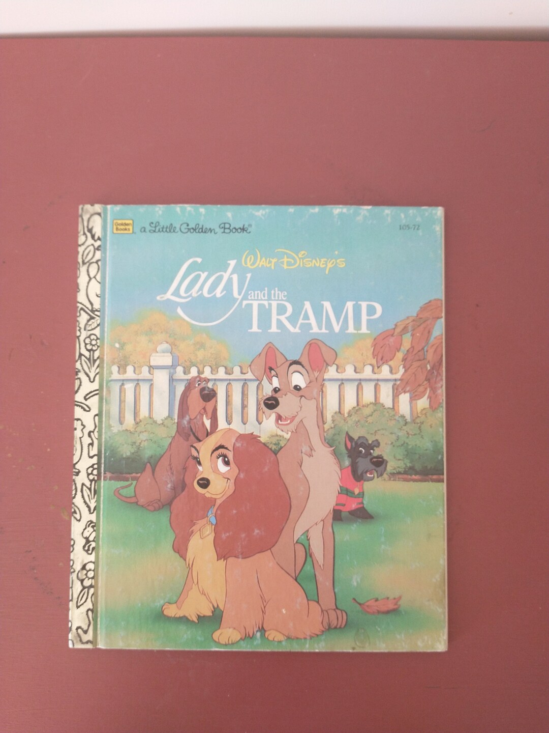 Walt Disney's Lady and the Tramp little Golden Book, 1991 - Etsy