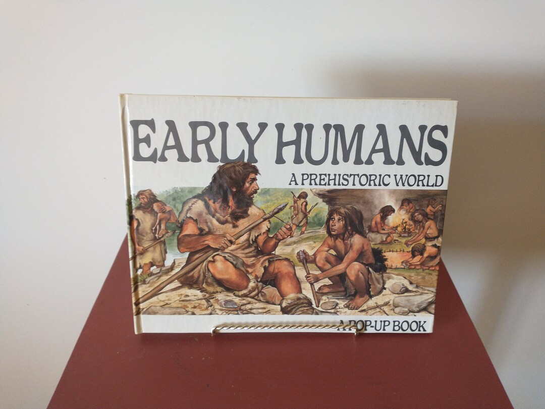 Early Humans: A Prehistoric World Pop-up Book (1988 Hardcover) - Etsy