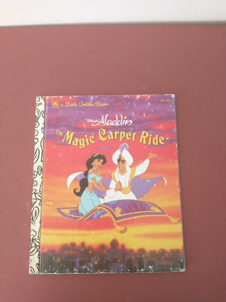 Aladdin: the Magic Carpet Ride little Golden Book 1993 - Etsy