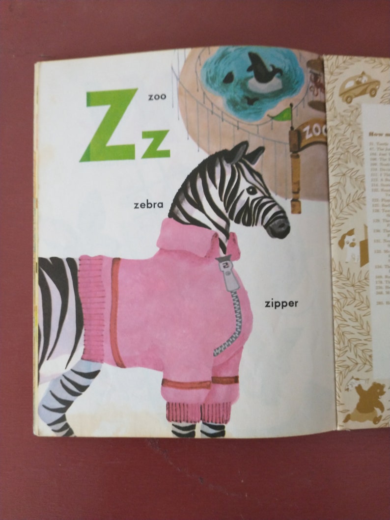 The Happy Golden ABC 1977 Little Golden Book - Etsy