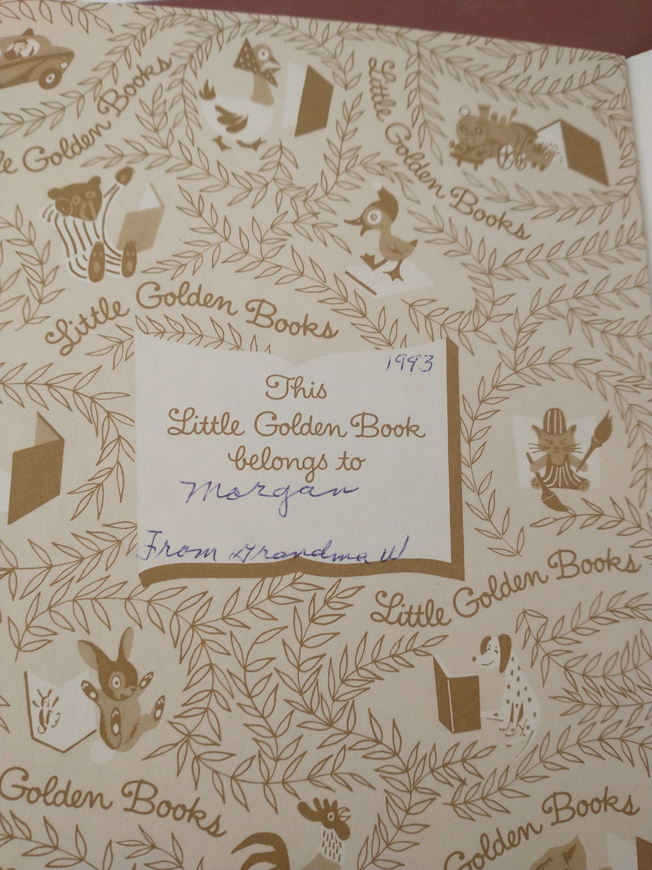 Noah's Ark 1985 Little Golden Book - Etsy