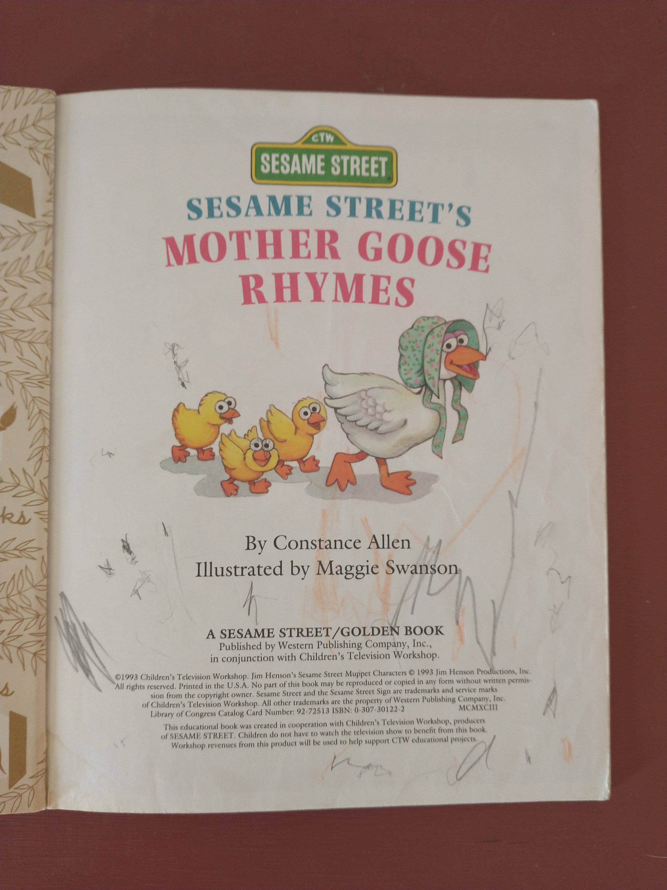Sesame Street's Mother Goose Rhymes (1993 Little Golden Book) - Etsy