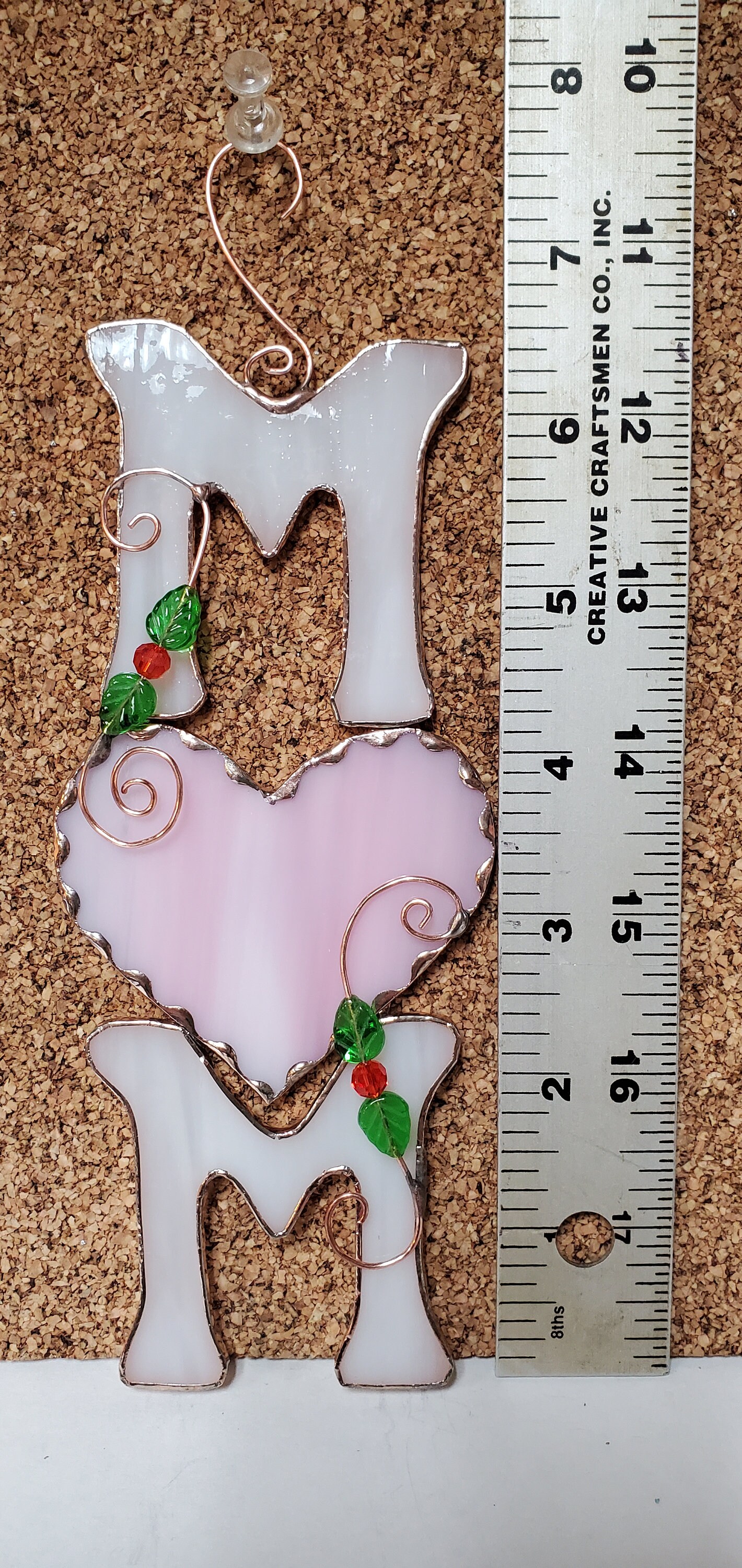 Handmade Stained Glass Mom Suncatcher - Etsy