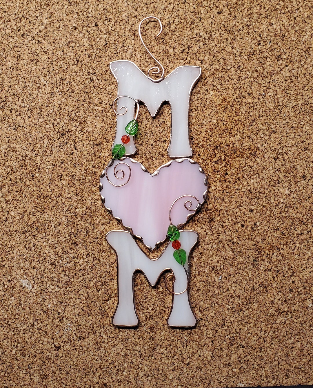 Handmade Stained Glass Mom Suncatcher - Etsy