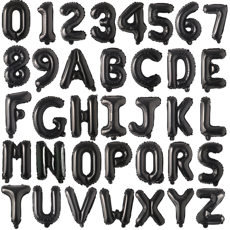 Helium Alphabet Balloons - Etsy