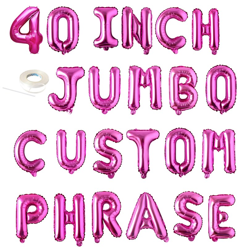 Helium Alphabet Balloons - Etsy