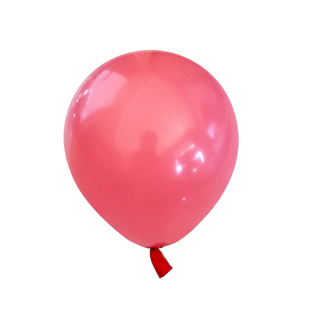 5 Inch 200 Pc Macaron Pastel Red Latex Mini Tiny Small Round Balloons ...