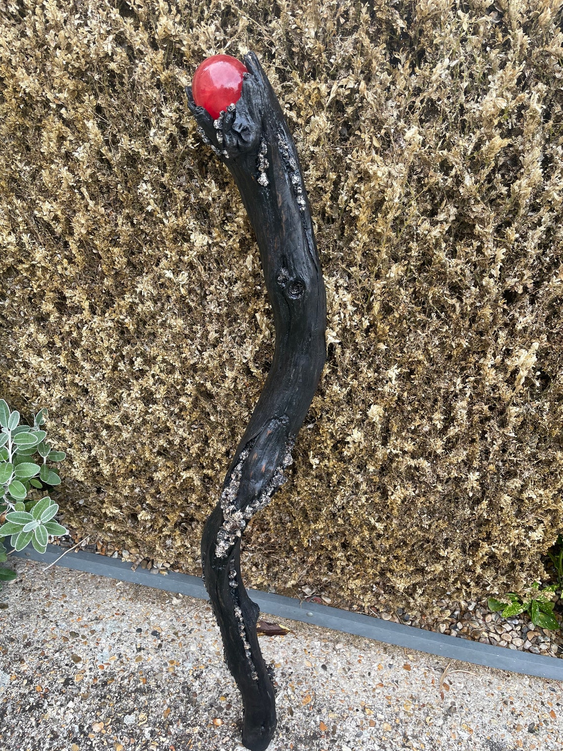 Fire Staff With Light up Crystal. Wizard Staff. Mage Staff. - Etsy