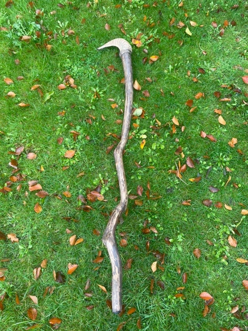 Sheep Shepard Staff. Wizard Witch Druid Spiritual Wood Mage Cosplay ...
