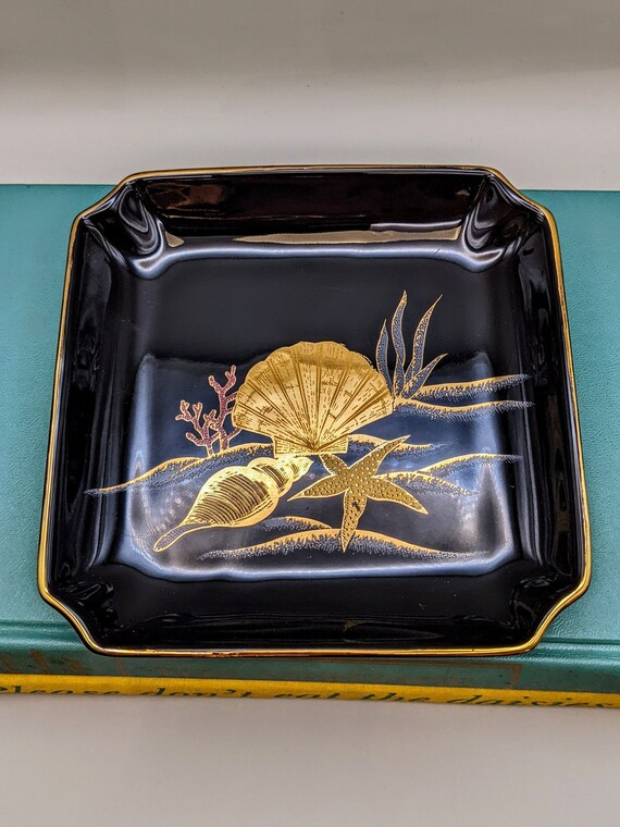 seashell trinket dish vintage - Gem