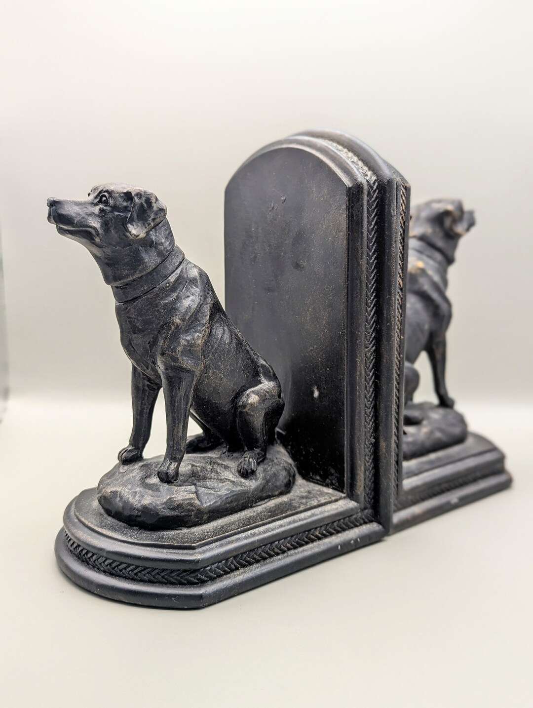 Pair of Bronze Labrador Bookends - Etsy