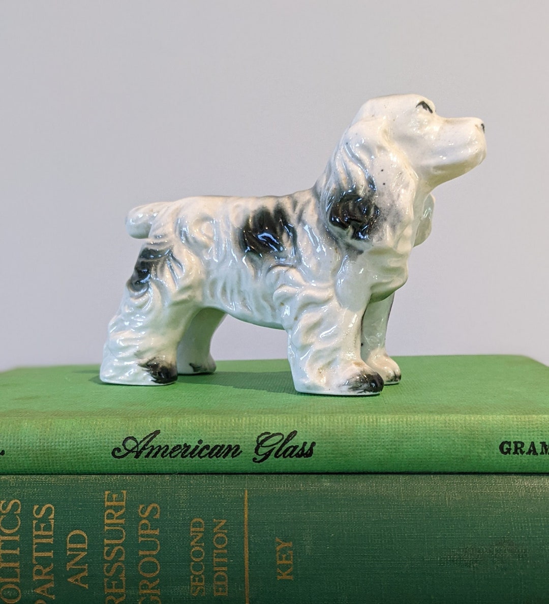 Vintage Springer Spaniel Dog Figurine - Etsy