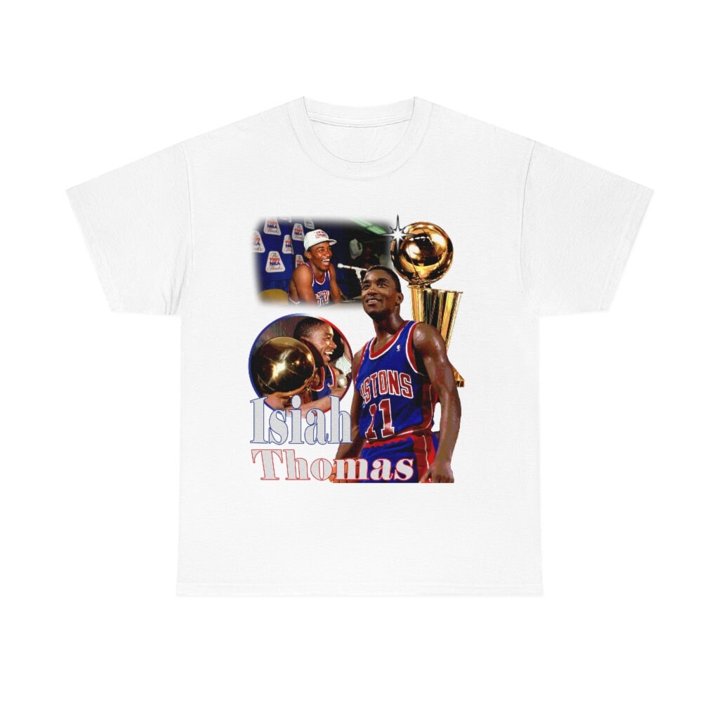 Isiah Thomas Detroit Pistons Bad Boys 80s 90s Championship Basketball ...