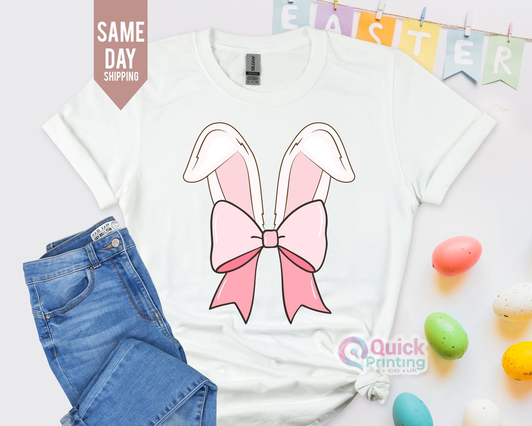 Bunny Ears T-shirt 2025, Happy Easter Shirt, Matching Easter Shirts ...